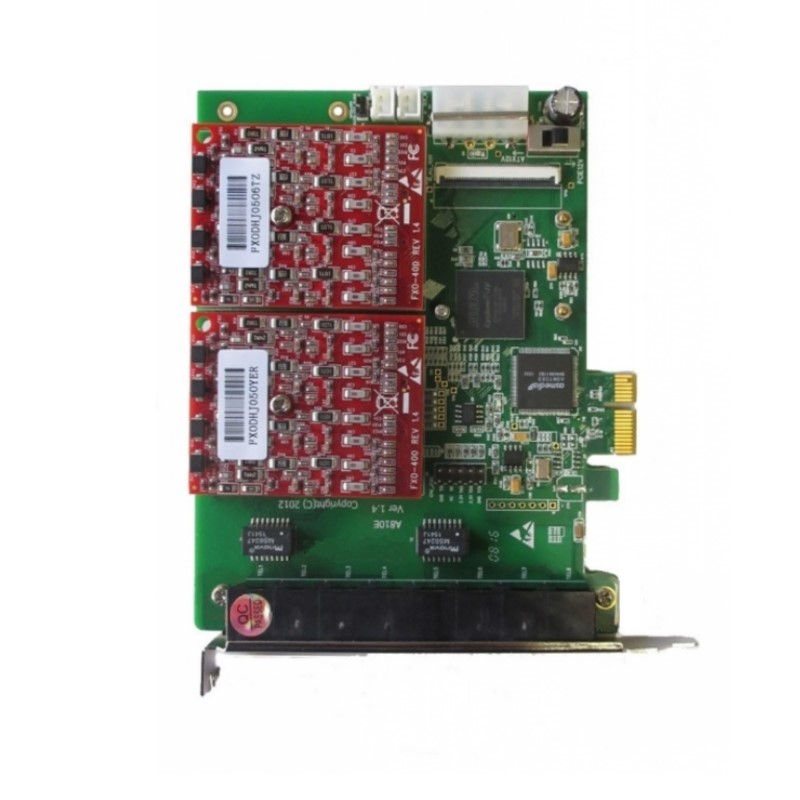 E-MetroTel 8 port FXO Trunk card - 888VoIP