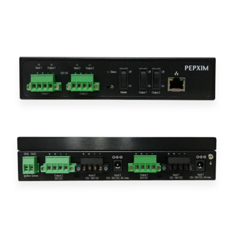 Peplink Software-Defined Power Management Unit - PMU-DD-52V-400W - 888VoIP