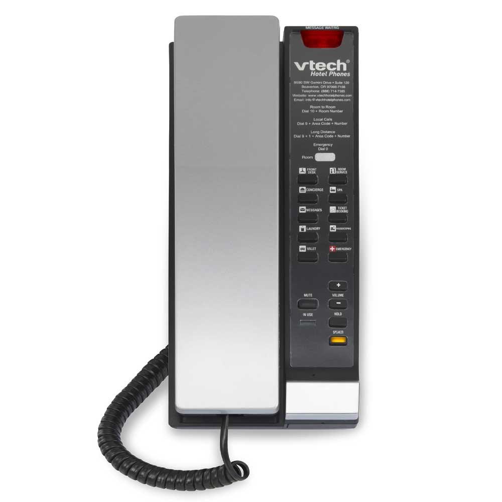 VTech Hospitality CTM-S2213 Silver and Black - 80-H0G8-00-000 SIP Hotel ...