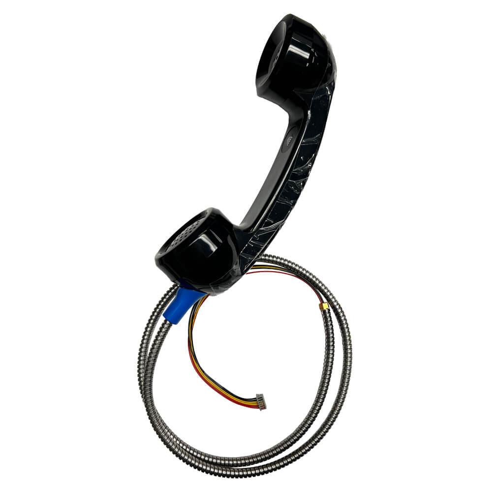 Viking Q171270 Black Handset with Armored Cable - 888VoIP