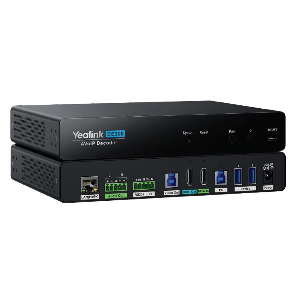 Yealink DE300 - 1303135 AV over IP Decoder - 888VoIP