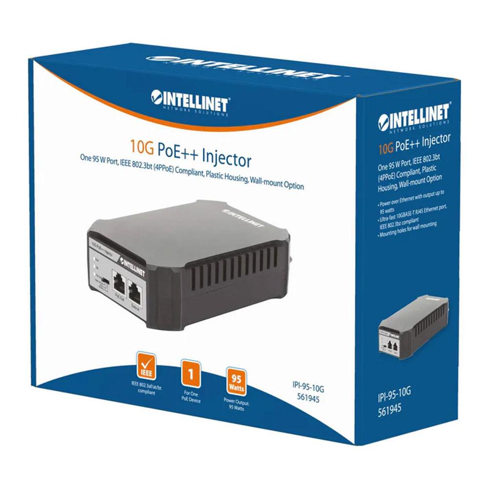 Intellinet IPI-95-10G 10G PoE++ Injector - 561945 - 888VoIP