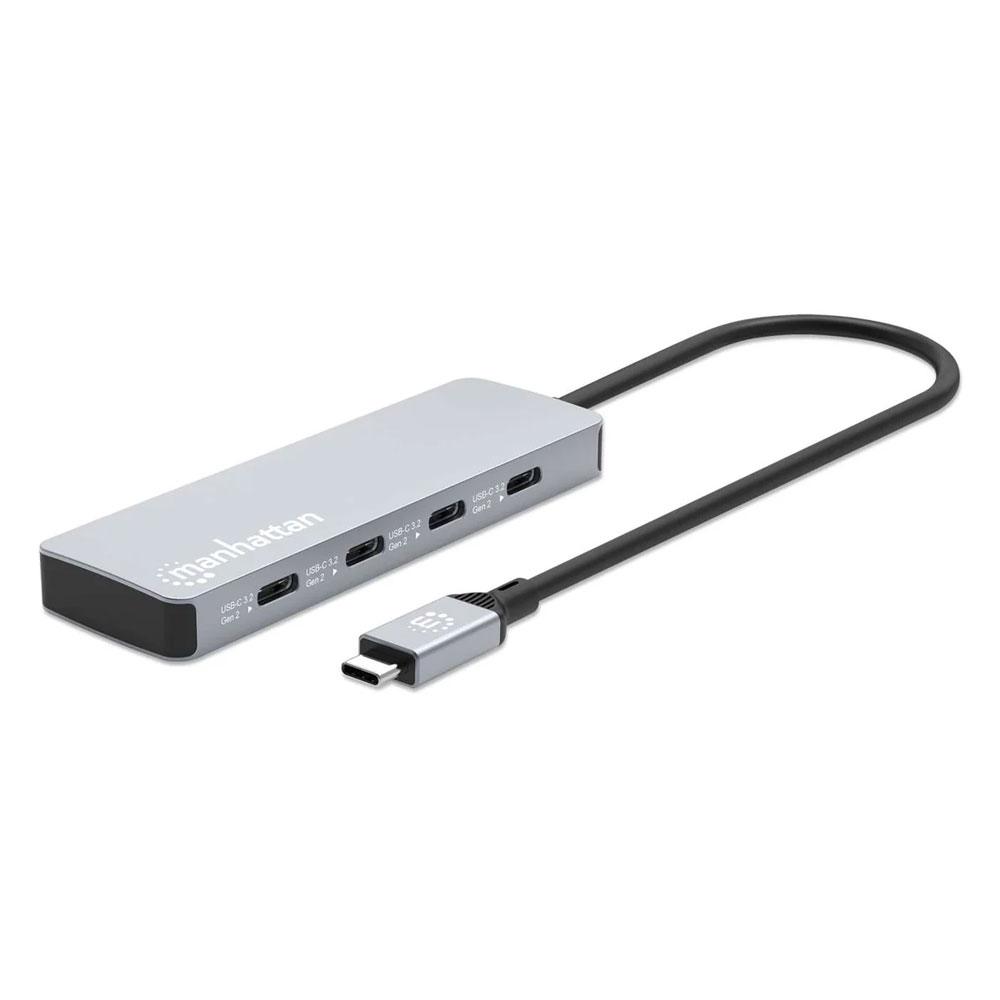 Manhattan 4-Port 10G USB-C Hub - 181143 - 888VoIP