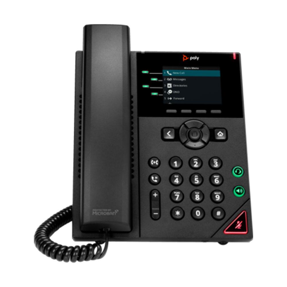 HP Poly VVX 250 IP Phone and PoE-enabled - 89B62AA - 888VoIP