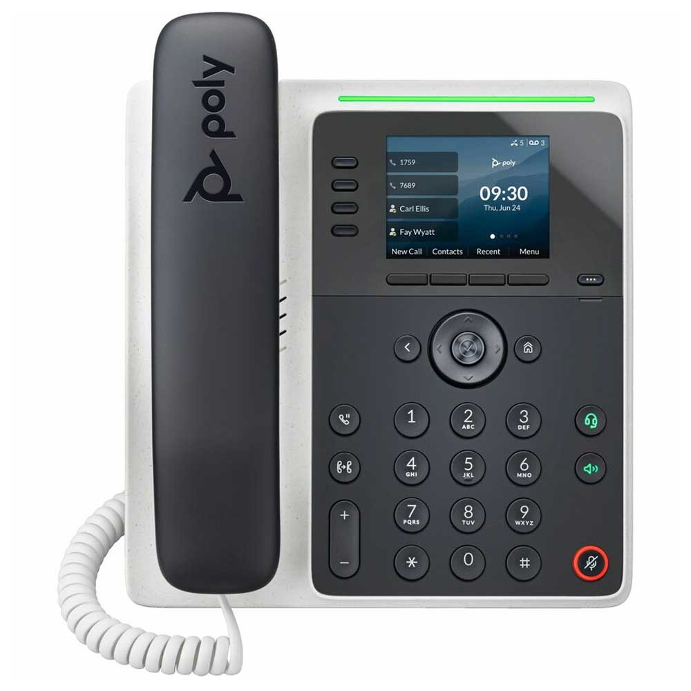 HP Poly Edge E220 IP Phone and PoE-enabled with Power Supply - 89B50AA# ...